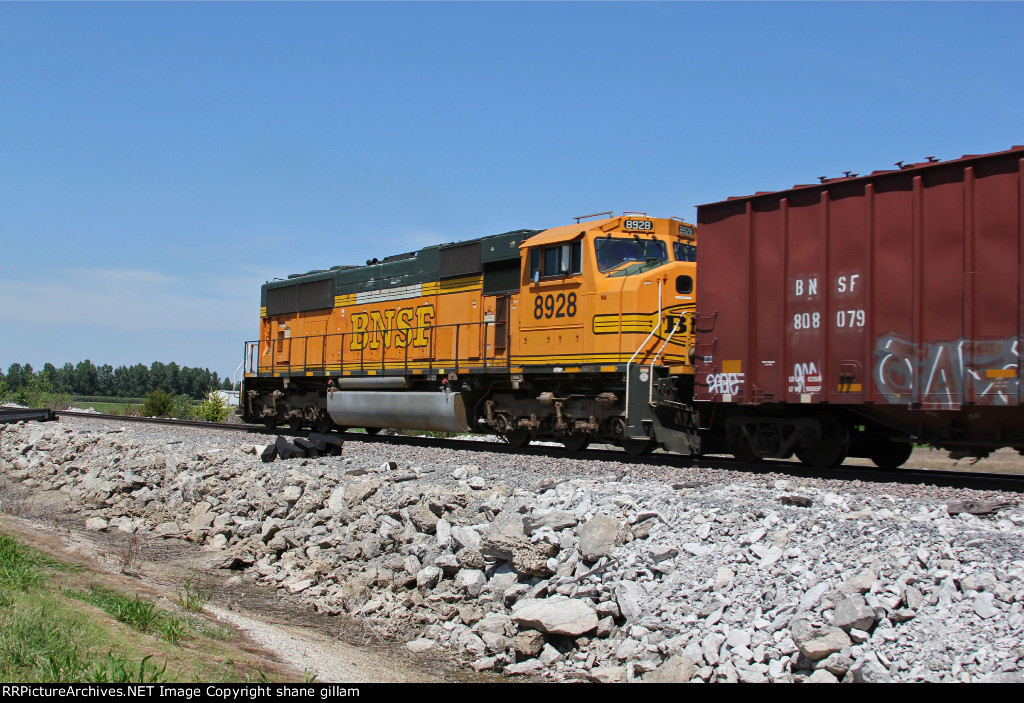 Dpu on a loaded oil train.